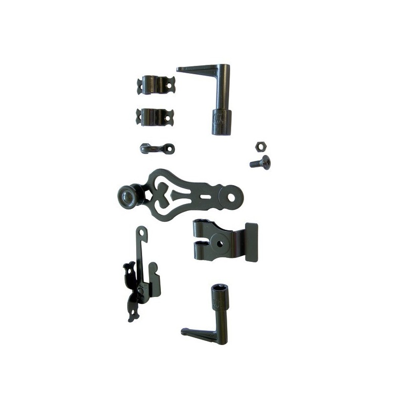 Accessoires crochets droits TUBRAIN® noir - qualité professionnelle ...