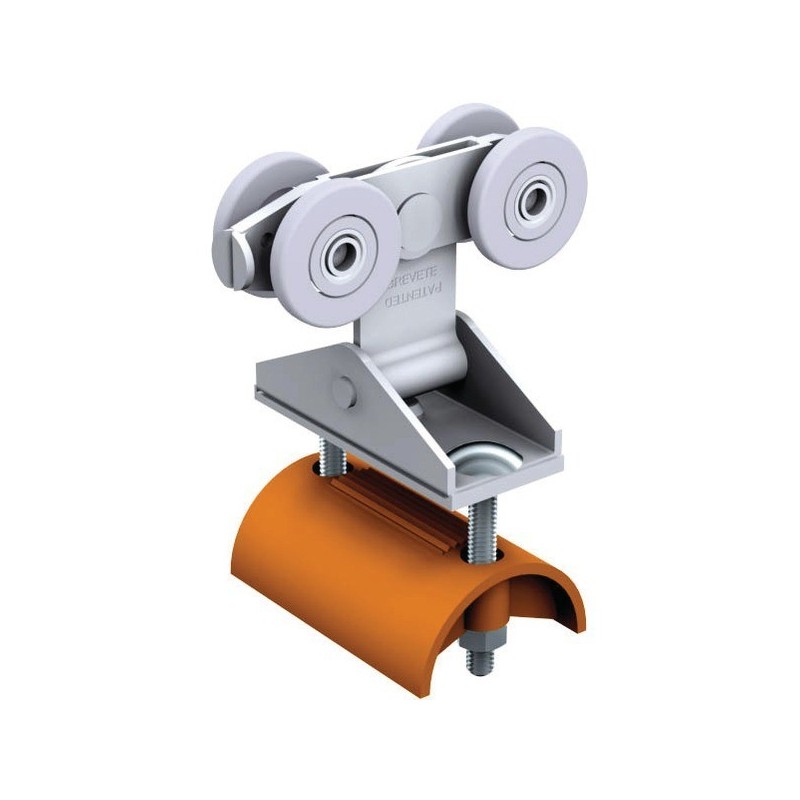 Chariot porte câbles plat oscillant pour rail 3530 - qualité ...