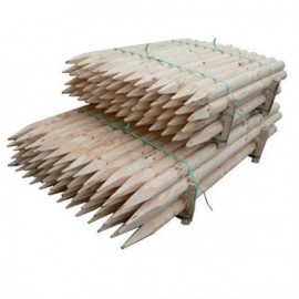 Piquet de chantier bois 1 m - qualité professionnelle - Champion Direct