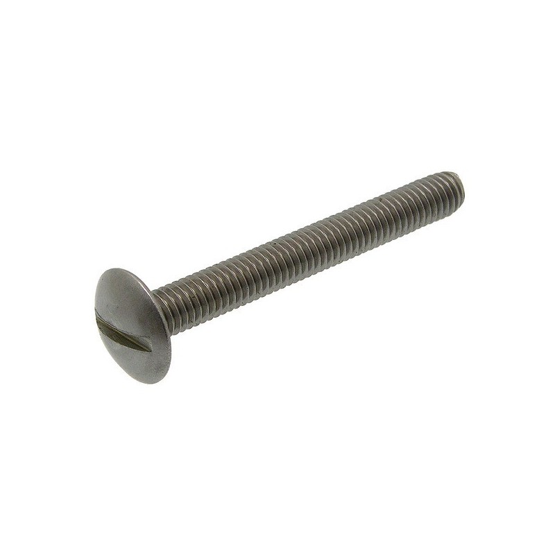 Vis poêlier tête ronde large - Inox A2 - qualité professionnelle ...
