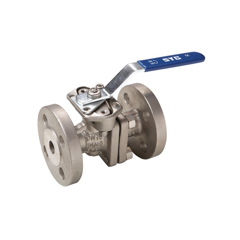 Vanne 2 pièces à brides - Passage intégral - qualité professionnelle ...