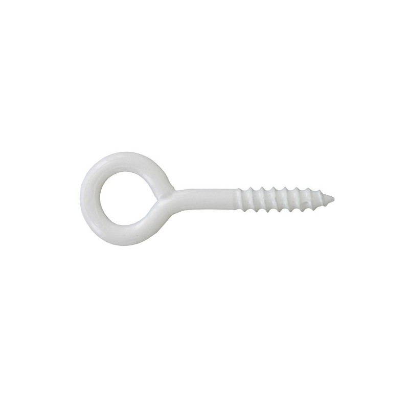 Crochets + Pitons Ø 2,5 x 10 mm - Rislanisé blanc - qualité ...