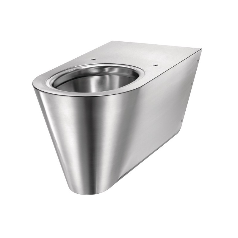 WC suspendu inox spécial PMR - qualité professionnelle - Champion Direct