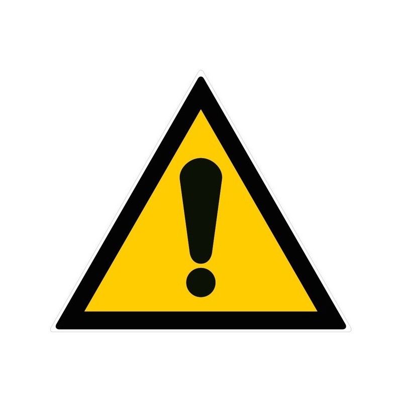 Panneaux triangle d'avertissement dangers - qualité professionnelle ...