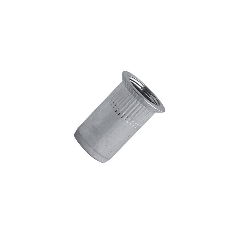 Écrou cranté borgne tête fraisée 90° - Acier zingué - qualité ...