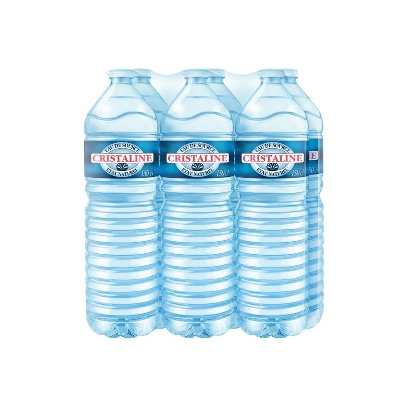 Eau de source CRISTALINE - qualité professionnelle - Champion Direct