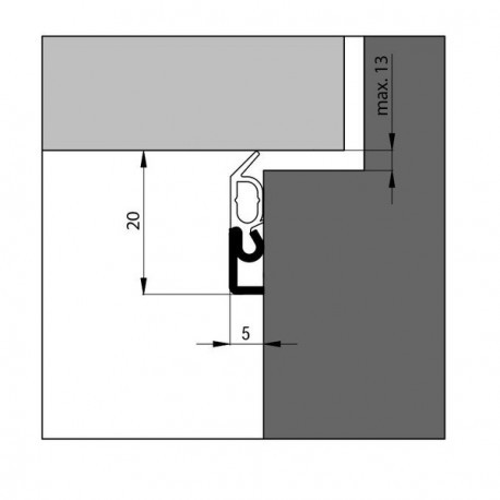 Joint périphérique alu silicone - qualité professionnelle - Champion Direct