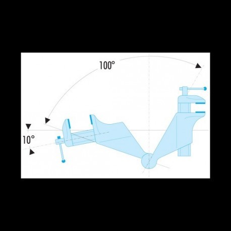 Etau à rotule micro-tech 70 mm - qualité professionnelle - Champion Direct