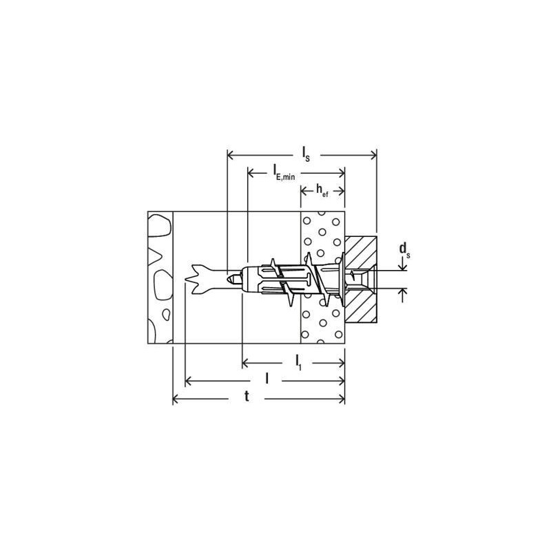 Cheville autoforeuse DUOBLADE - qualité professionnelle - Champion Direct