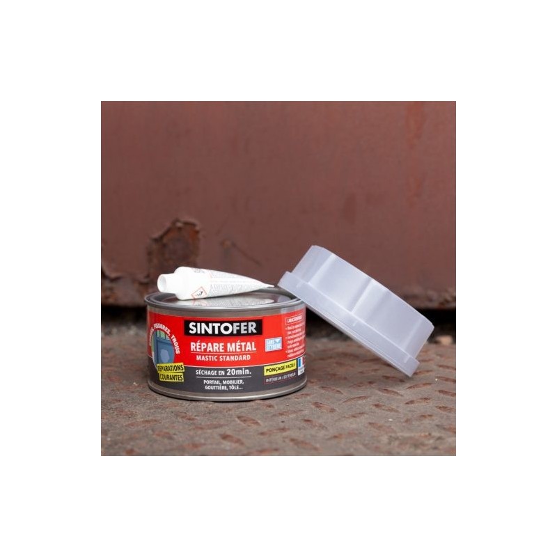 Mastic standard et durcisseur SINTOFER RÉPARE MÉTAL - qualité ...