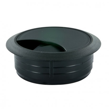 Passe-câble Ø60 x H 25 mm - Plastique noir - qualité professionnelle ...