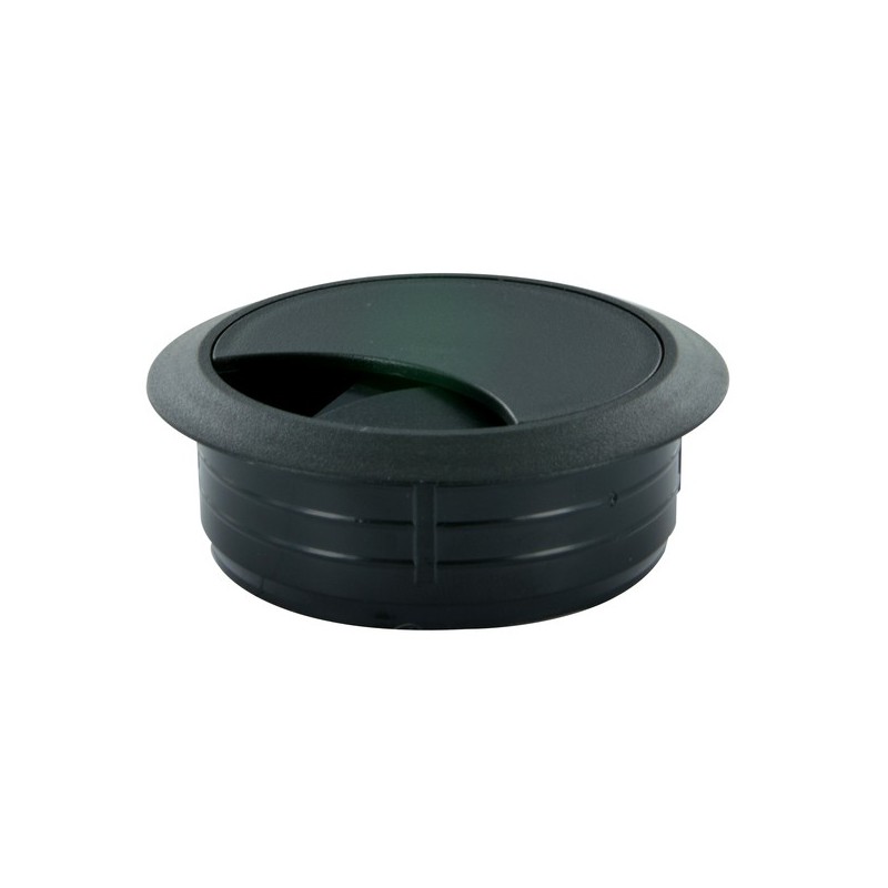Passe-câble Ø60 x H 25 mm - Plastique noir - qualité professionnelle ...