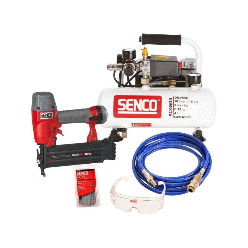 Lot cloueur FinishPro 18Mg + compresseur AC4504 + brads - qualité ...