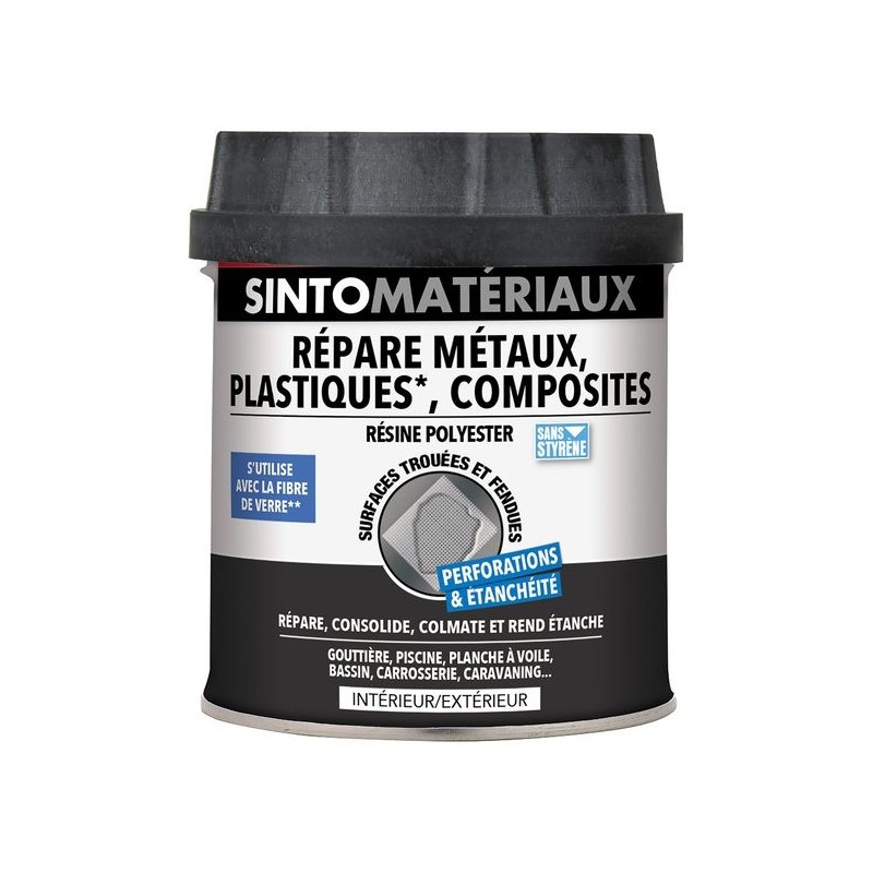 Résine polyester répare multi-matériaux - qualité professionnelle ...