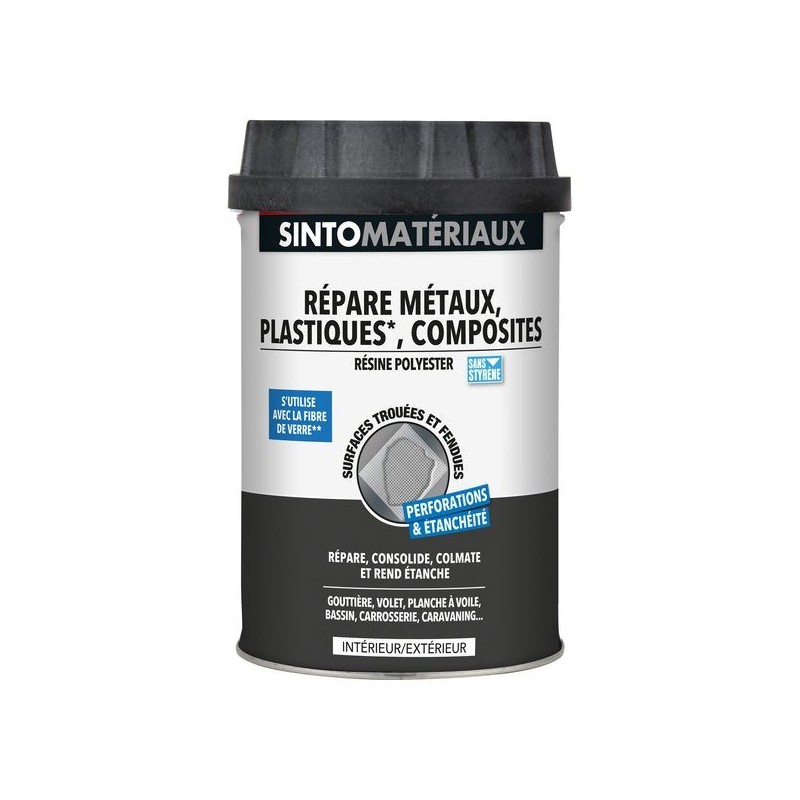 Résine polyester répare multi-matériaux - qualité professionnelle ...