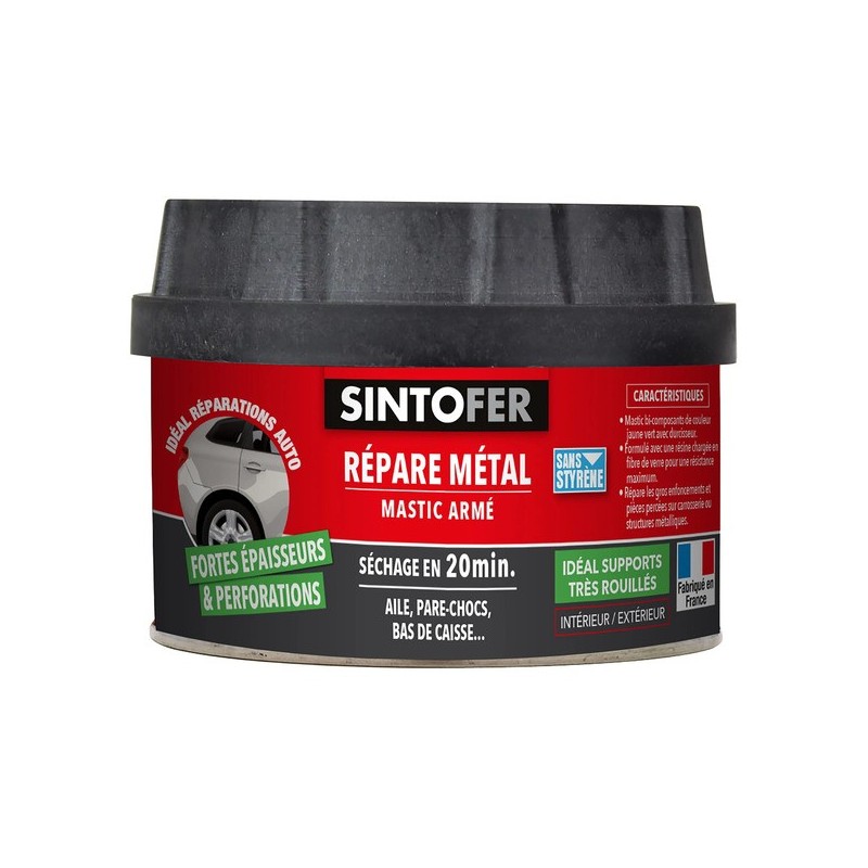 Mastic répare métal armé fortes épaisseurs et perforations - qualité ...