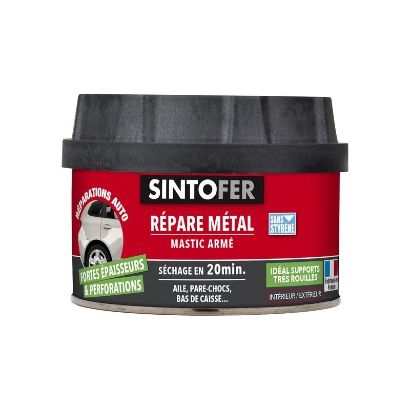 Mastic répare métal armé fortes épaisseurs et perforations - qualité ...