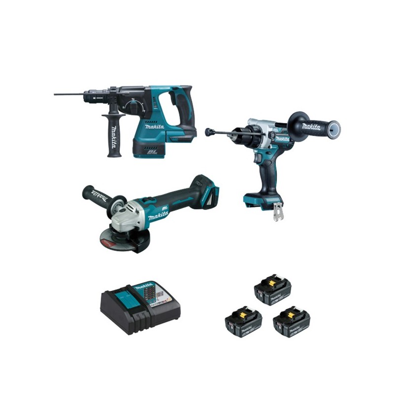 Pack MeuleuseDGA506 + Perceuse/visseuseDDF486 + PerfoDHR243 - qualité ...