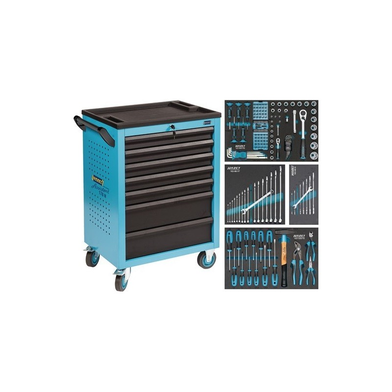 Servante d’atelier 178N-7 HAZET - qualité professionnelle - Champion Direct